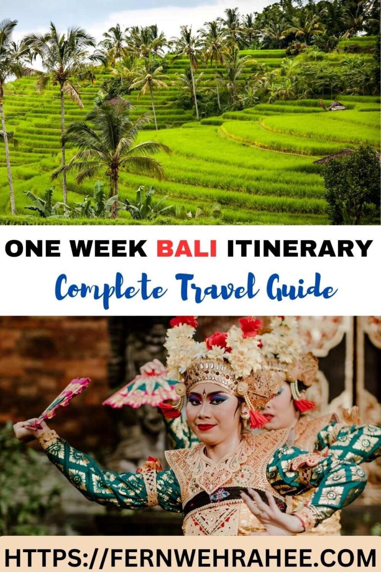 One Week Bali Itinerary: How to Spend 7 Days in Bali - Fernwehrahee