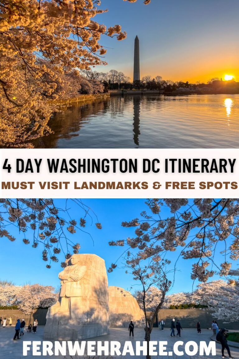 4 Days Washington DC Itinerary for perfect trip - Fernwehrahee