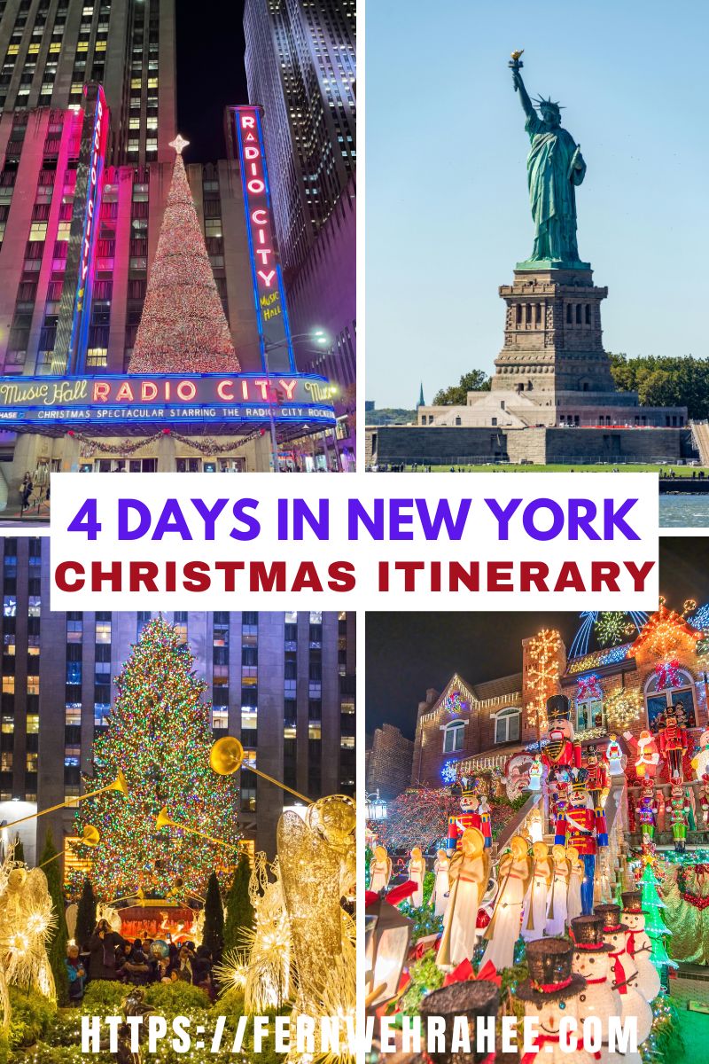 Christmas in New York Itinerary for 4 days: Magical NYC Holiday ...
