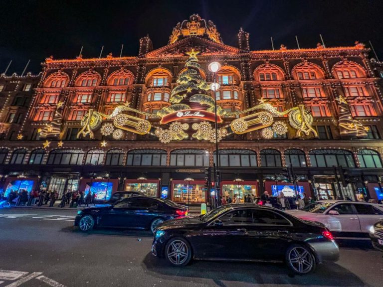 London Christmas Lights Walking Route+ Map - Fernwehrahee