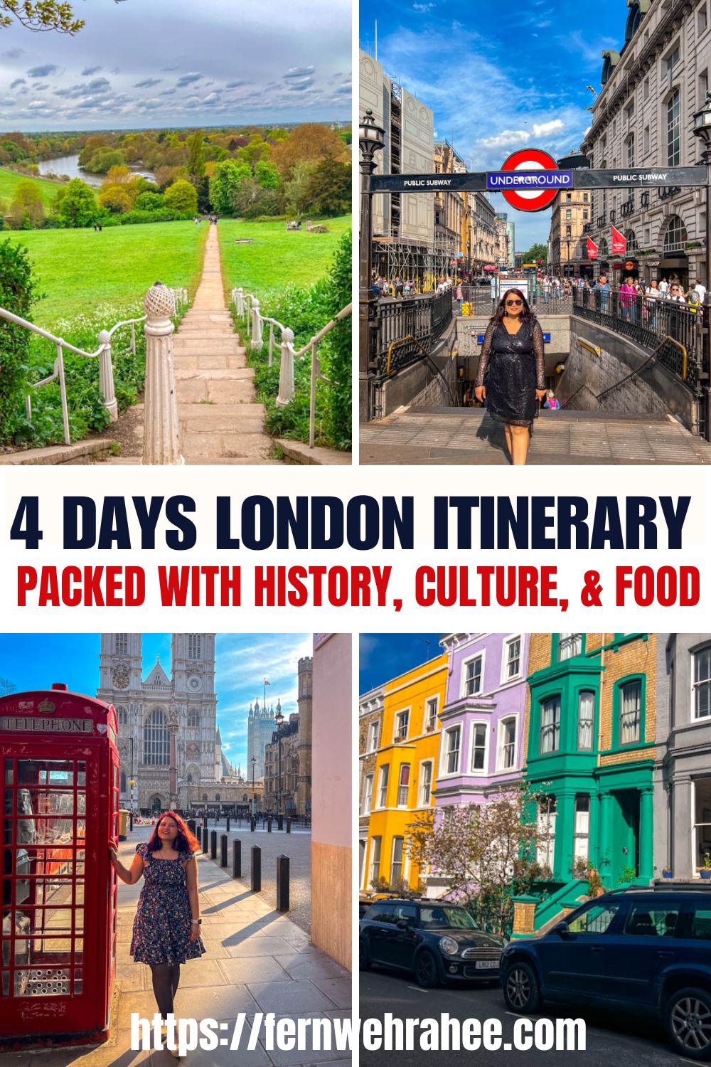 4 day London Itinerary From A local - Fernwehrahee